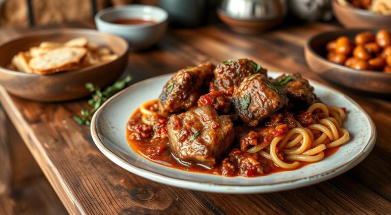 Delicious Bison in Wild Boar Ragu Recipe
