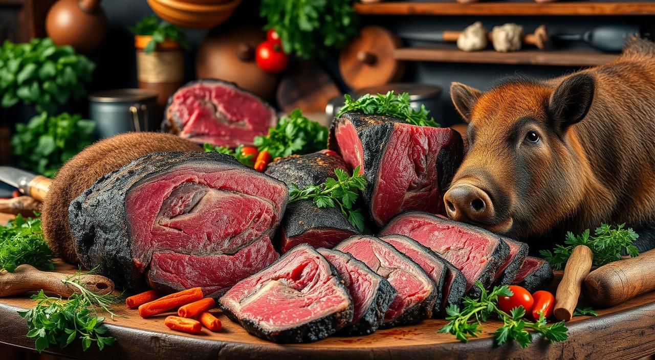 Delicious Bison in Wild Boar Ragu Recipe